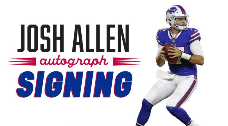 Josh Allen Autograph Signing - Dave and Adam's Store