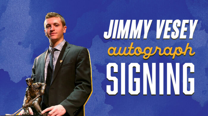 Jimmy Vesey Autograph Signing – Dave and Adam's Store
