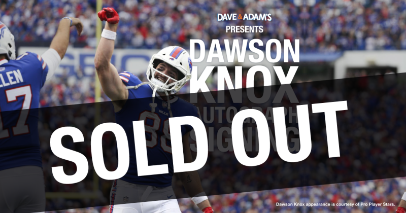 Dawson Knox Autograph Signing - Dave and Adam's Store