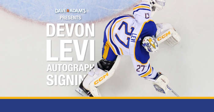 Devon Levi Autograph Signing – Dave and Adam's Store