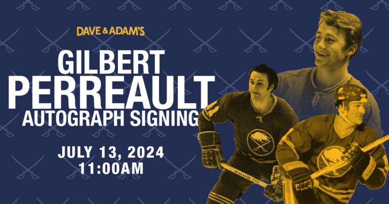 Gilbert Perreault Autograph Signing – Dave and Adam's Store