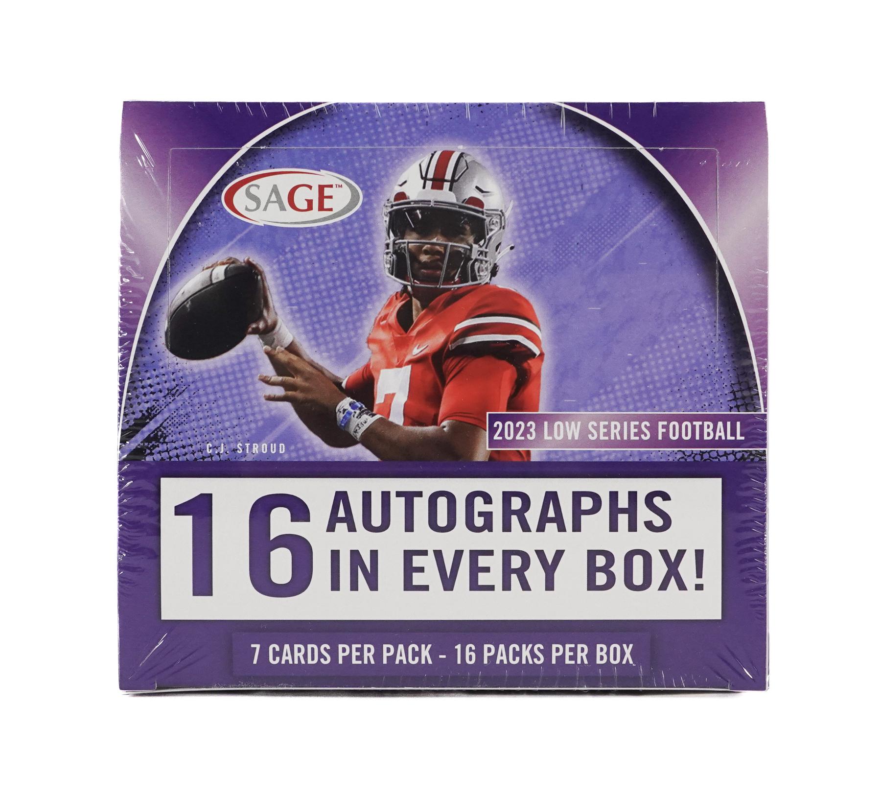 2023 Sage Low Series Football Hobby Box Personal Break – Dave and Adam ...