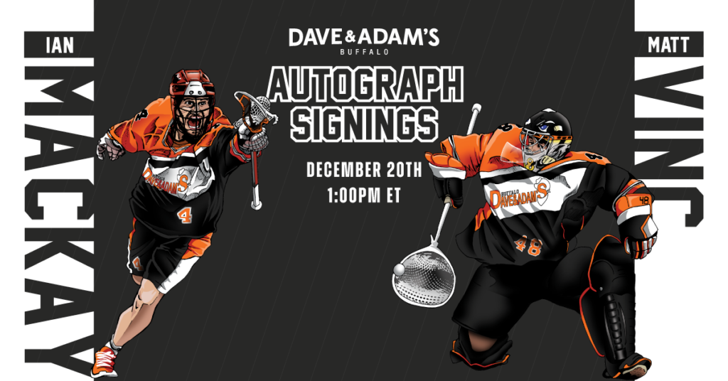 Matt Vinc & Ian MacKay Dual Autograph Signing – Dave and Adam's Store